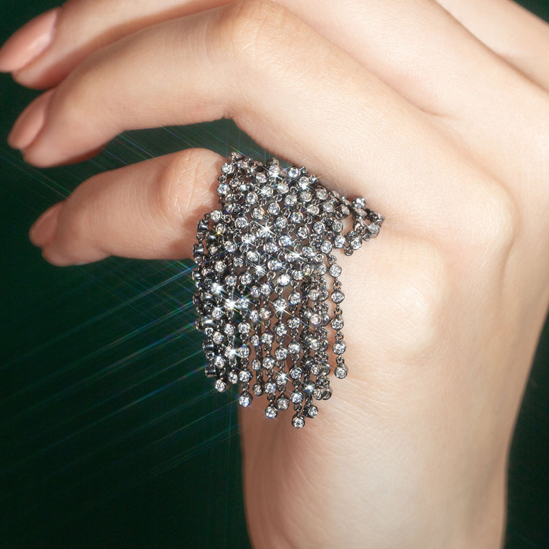Fringe All Diamond Ring – Solange Azagury-Partridge