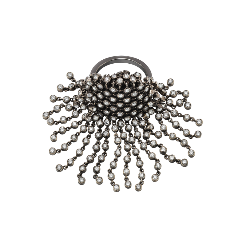 Fringe All Diamond Ring